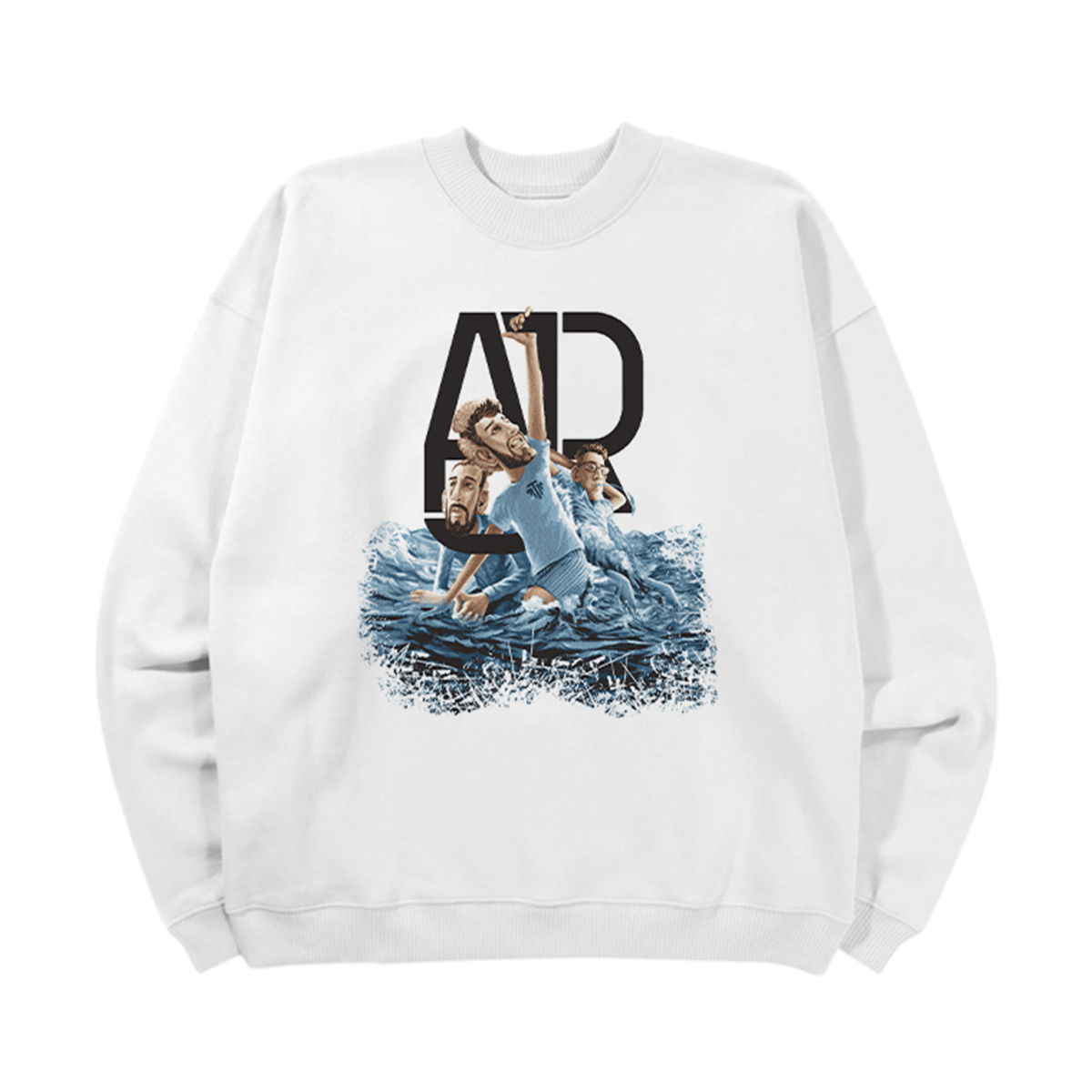 The Maybe Man Crewneck - White – Merch Traffic Superstore