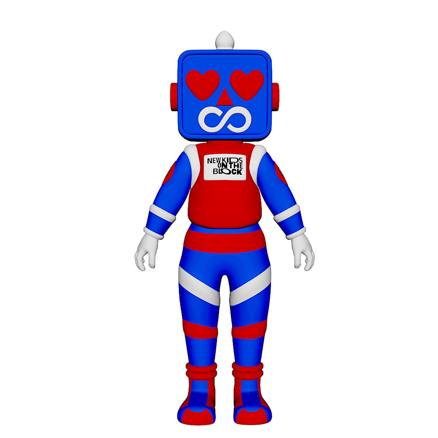 New Kids on the Block - BLOCKHEAD Robot Plush – Merch Traffic Superstore